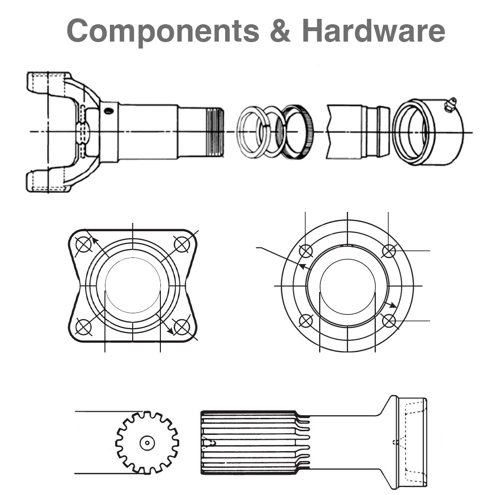 Components & Hardware – Mako Driveshafts