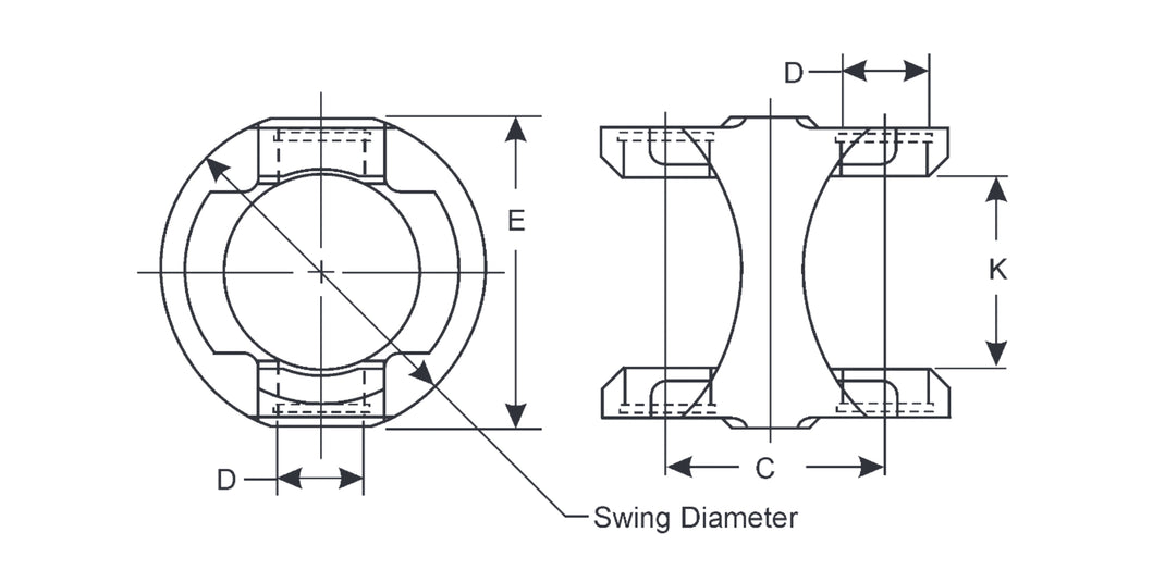 Spicer 3-26-757 Double Cardan CV H Yoke for 1999-2004 Ford F250/F350/F ...