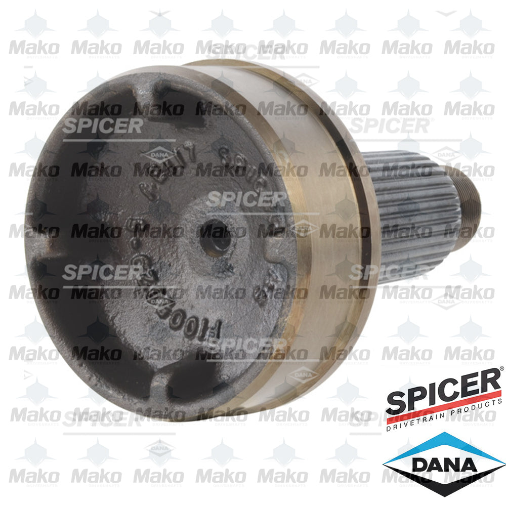 Spicer 100-53-31 Driveshaft Midship Stub Shaft SPL100 4.000" x .095" T – Mako Driveshafts