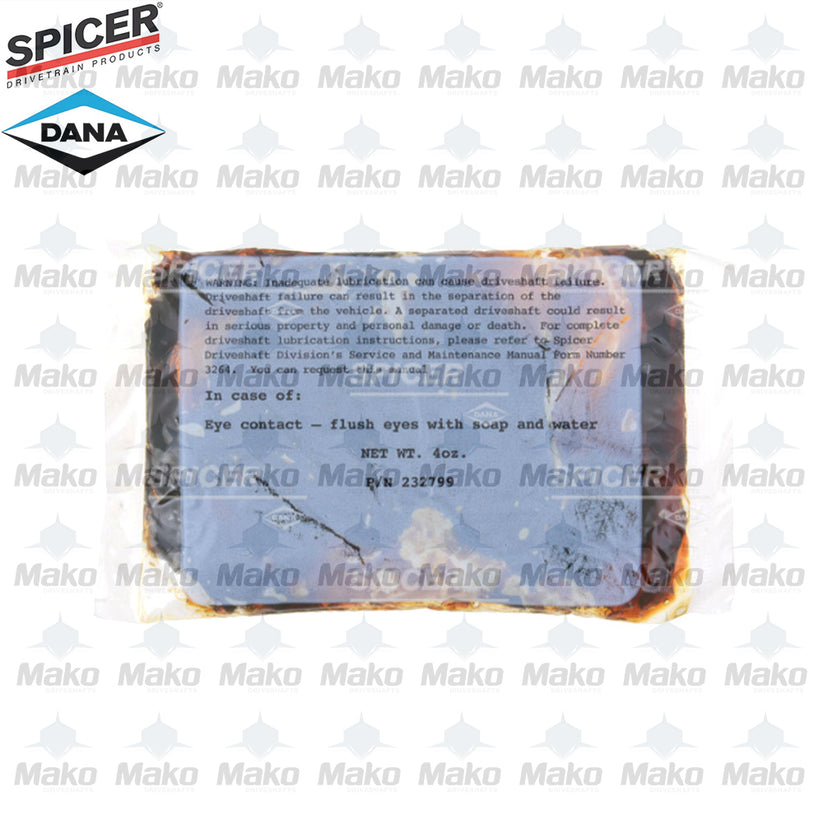 Spicer 232799 Multi Purpose Grease packet Ultra-Duty EPS Lubricant Lit ...